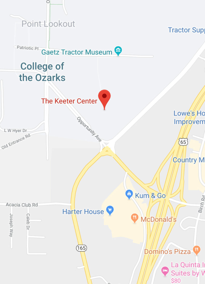 The Keeter Center at College of the Ozarks – Best Restaurants In Branson